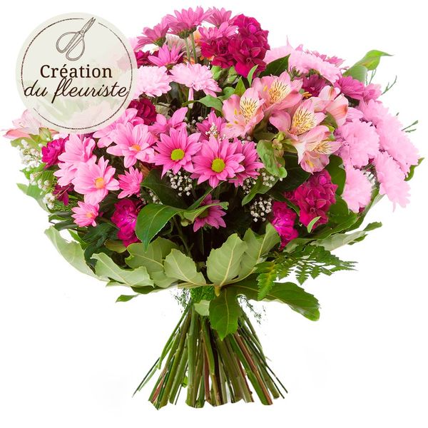 Création Florale Rose - Livraison en Express | Florajet
