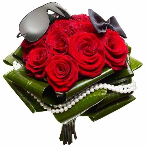 Bouquet de roses "FLORAJET SET" - Livraison Express | Florajet