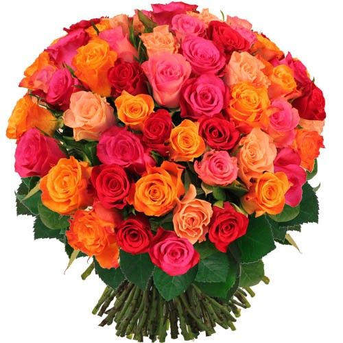 Bouquet de roses "40 ROSES VARIEES" - Livraison Express | Florajet
